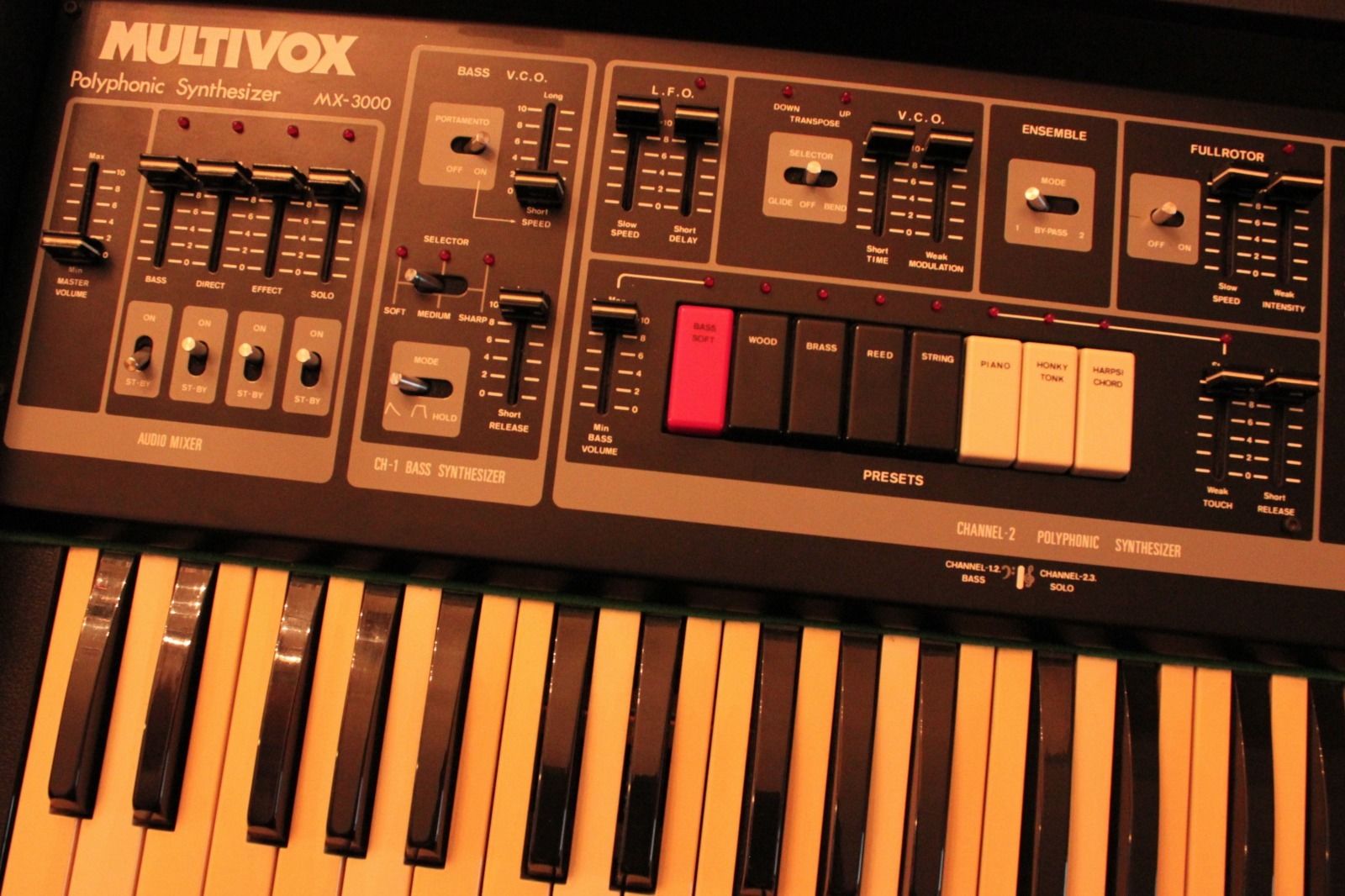 MATRIXSYNTH: Multivox MX-3000 Analog Polyphonic Synthesizer SN 856012