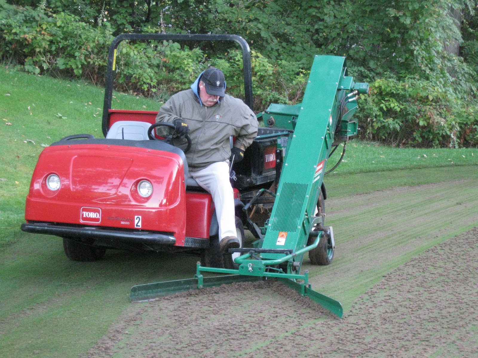 TCCC Grounds Blog: Our Greens Aerification Process