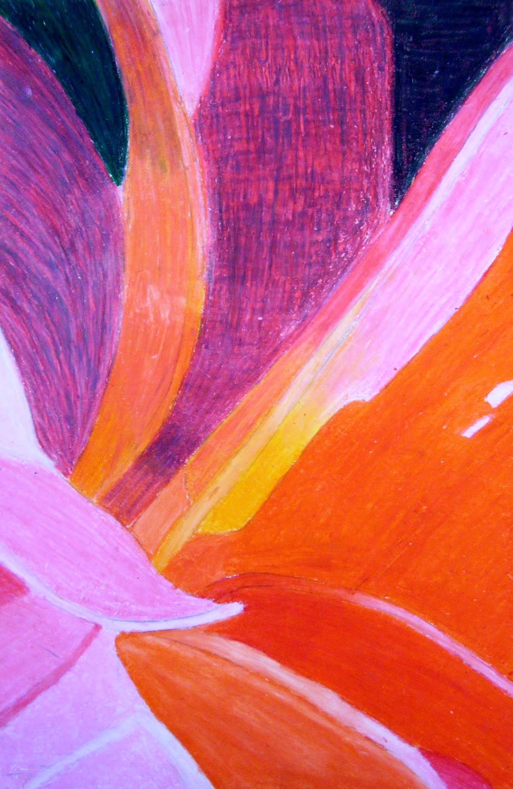 the art classroom: Abstracted Flowers (Intermediate Art - O'Keeffe ...
