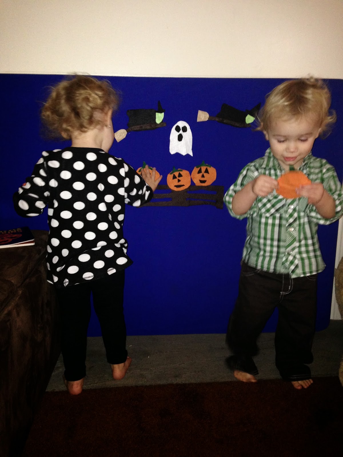 Cardboard Queen: Five Little Pumpkins Flannel Board Story