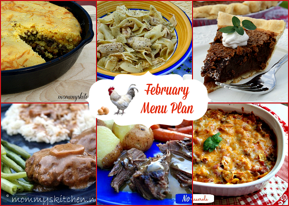 February Menu - Menu Plan Monthly — Mommy's Kitchen
