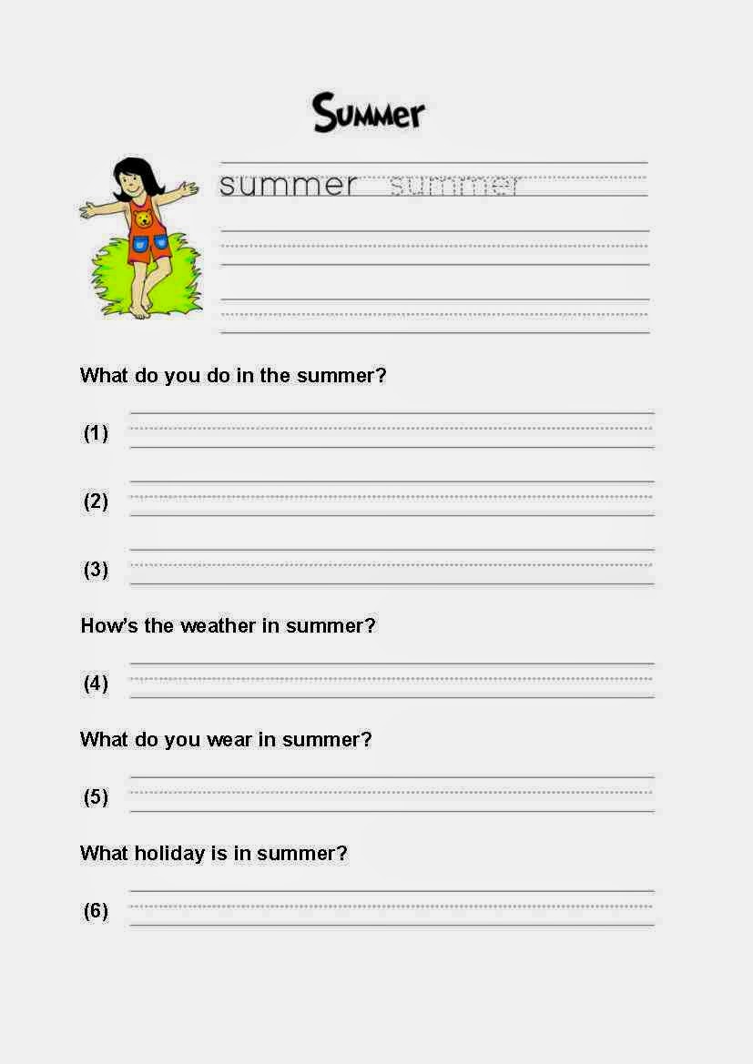 FUN & LEARN : Free worksheets for kid: แบบฝึกหัดภาษาอังกฤษ เรื่อง Fall ...