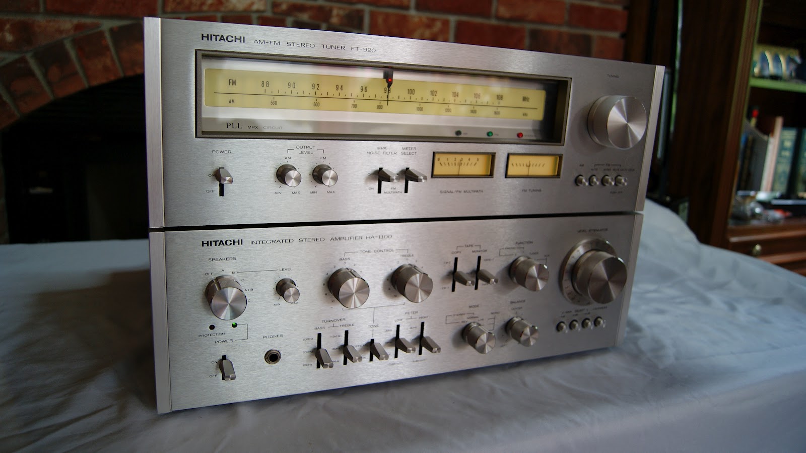 Hitachi HA-1100 and FT-920 Amp/Tuner Combo!