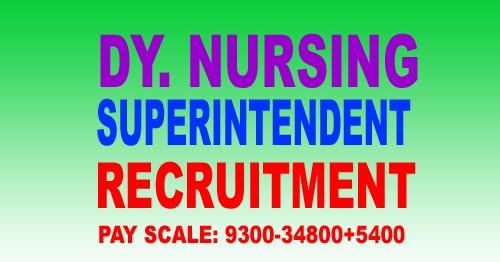 DEPUTY NURSING SUPERINTENDENT RECRUITMENT