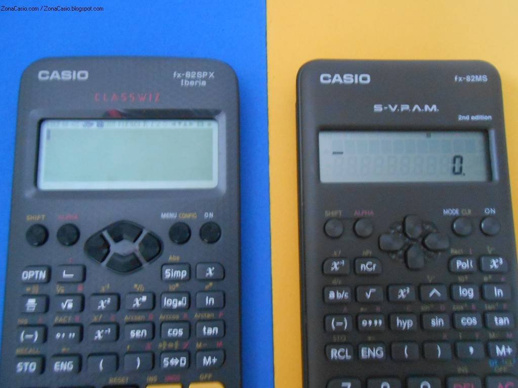 Zona Casio: Prueba de las nuevas calculadoras "2nd edition" para las MS ...