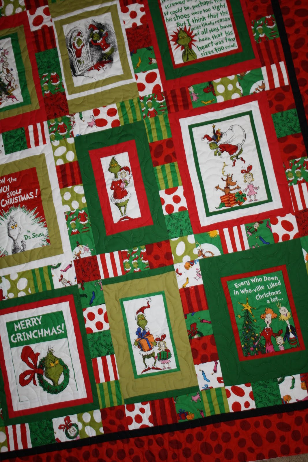 Just Let Me Quilt: The Grinch Christmas Quilt