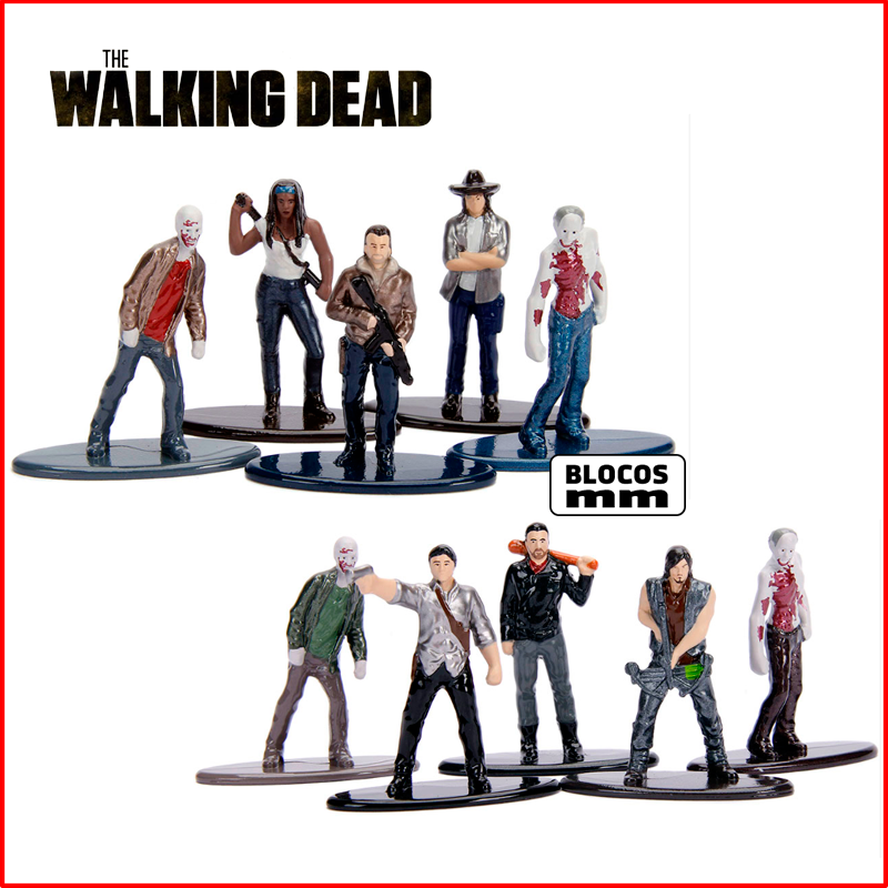 Minifigures Brasil: Metalfigs - The Walking Dead - Coleção Completa