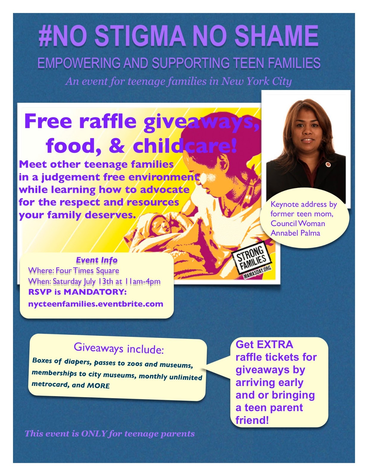 Strong Families Blog: NYC Teen Families to Find Support at July 13 Event