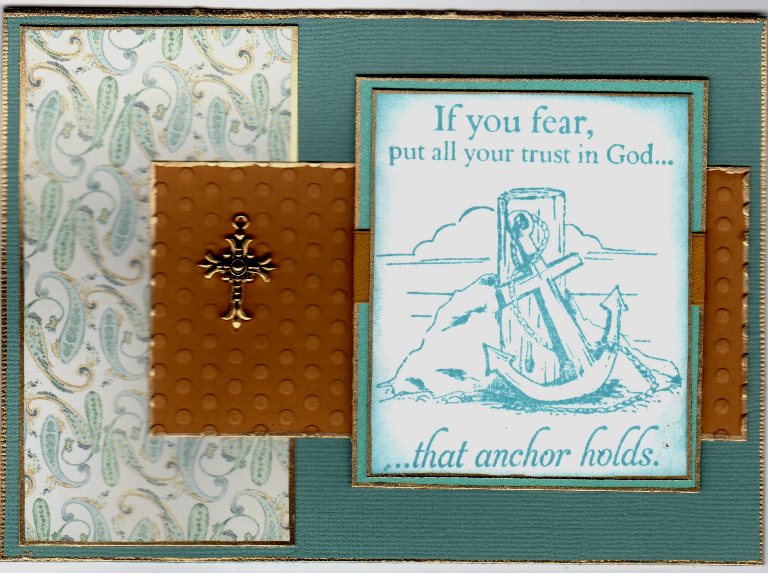 Karen's Kreations: Split Coast sketch with Our daily bread anchor