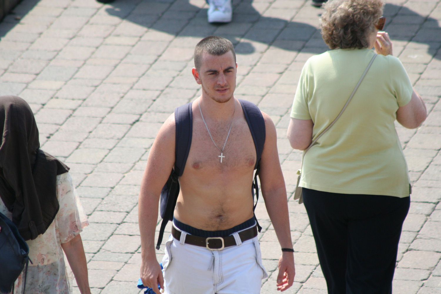 Chest Quest: Backpacks and bare chests