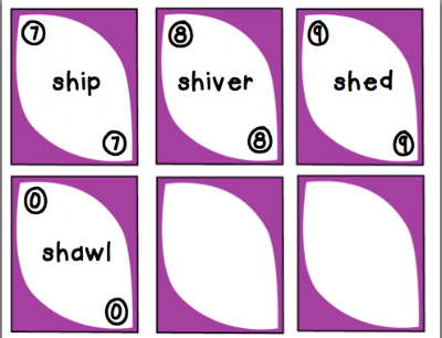 Mrs. Ludwig's Speech Room: DOS: the "Uno-Like" Speech Sound Card Game