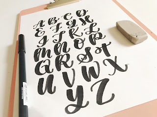 How to Create a Modern Calligraphy Alphabet