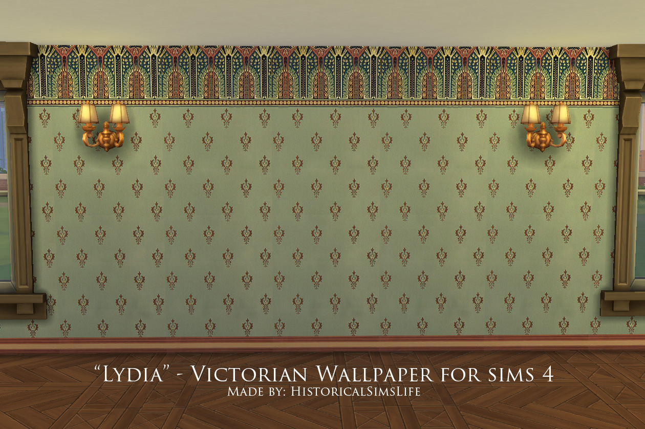 TS4: Lydia - Victorian Wallpaper | History Lover's Sims Blog