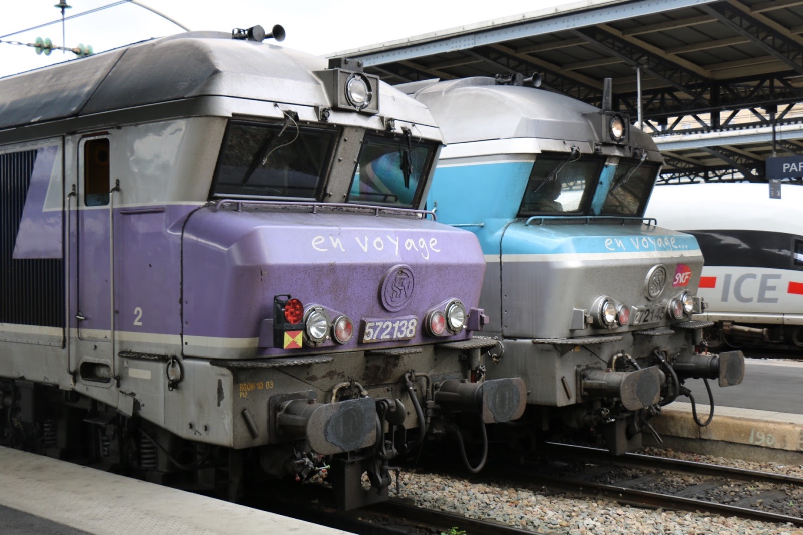 LA PASSION DU TRAIN: Paris Est , mais ça c'était avant