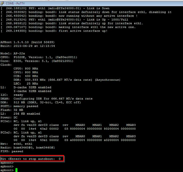 Aruba CAP Configuration