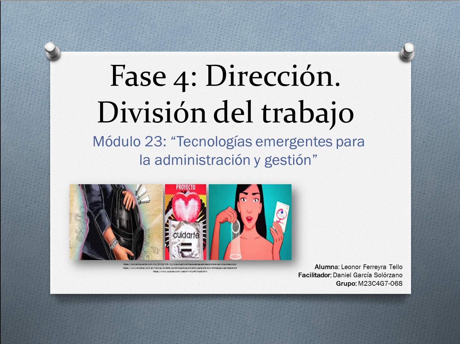 Blog de Leonor Ferreyra en Prepa en línea SEP: Fase 4: Dirección. División del trabajo (M23S2)