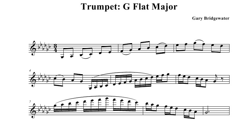 Trumpet: Trumpet: G Flat Major