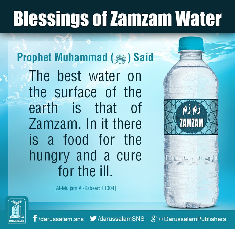 BLESSINGS OF ZAMZAM WATER