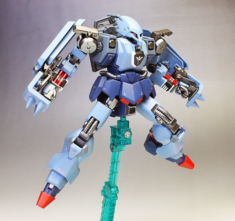 GUNDAM GUY: HGUC 1/144 AMX-101E Schuzrum Galluss - Painted Build