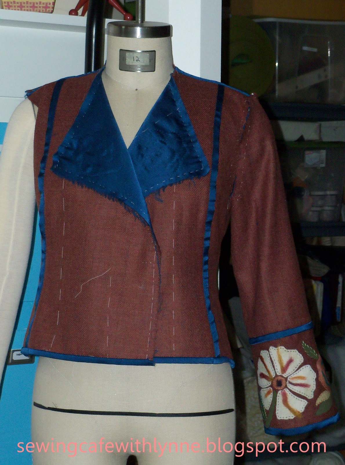 Sewing Cafe: UFO Progress report - Indigo Junction Jacket IJ741