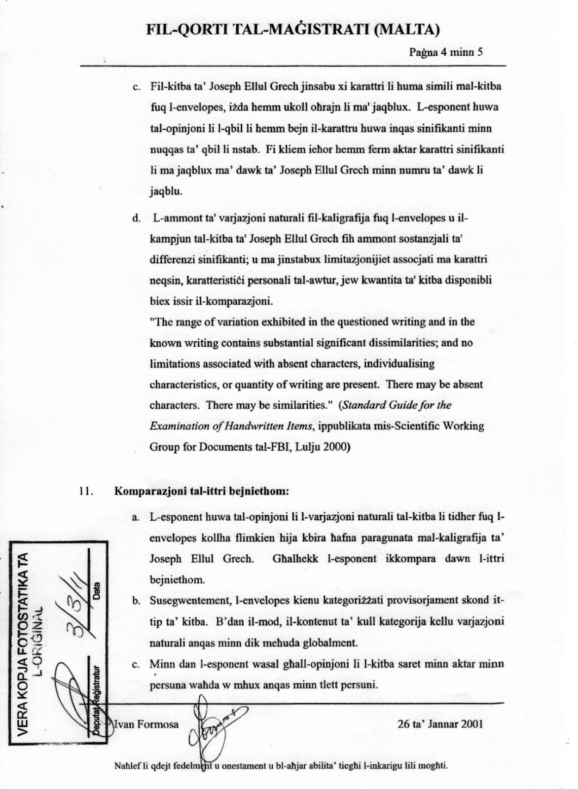 John Dalli - A Corrupt EU Commissioner - Part II: Ivan Formosa ...