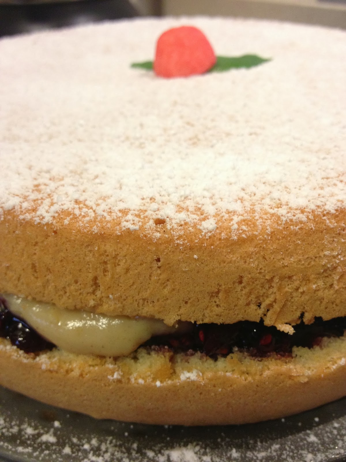 La génoise aux fruits rouges