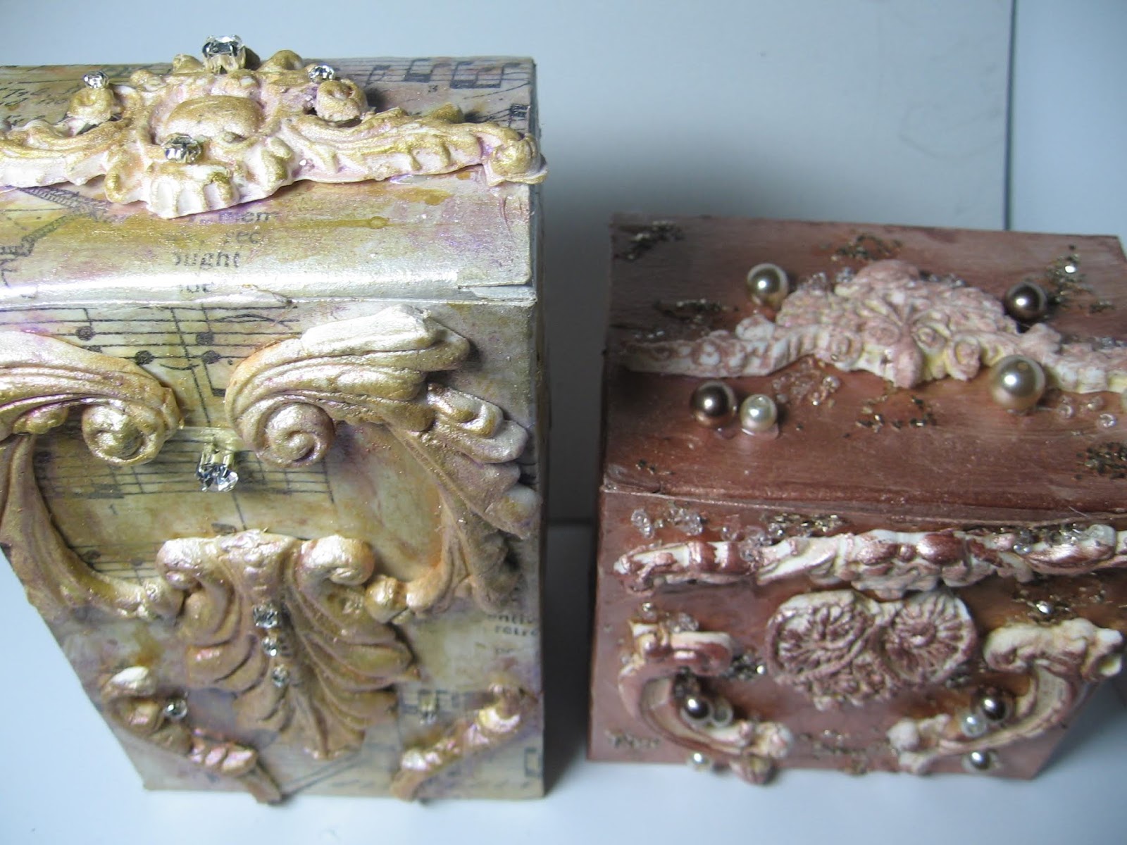 AngelDream Crafts: Mixed Media Gift Boxes Featuring DecoArt