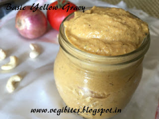 Homemade Basic Yellow Gravy | Vegetarian bites to tickle your senses