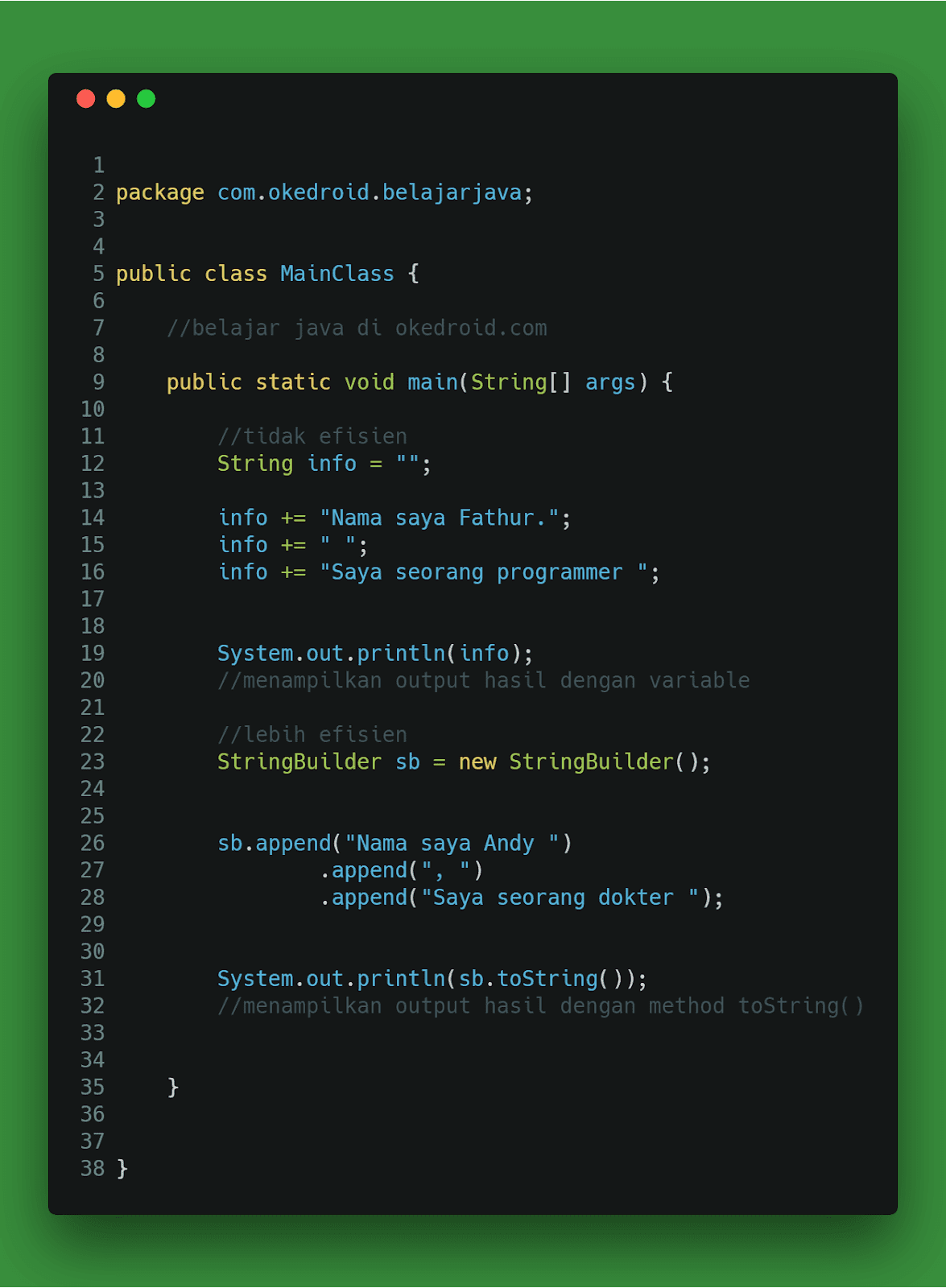 Belajar Memakai Method Stringbuilder Pada Jadwal Java - Java Media Kita Belajar Memakai Method Stringbuilder Pada Jadwal Java - Java Media Kita