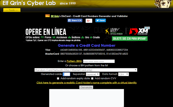 Generadores de CC (BIN)