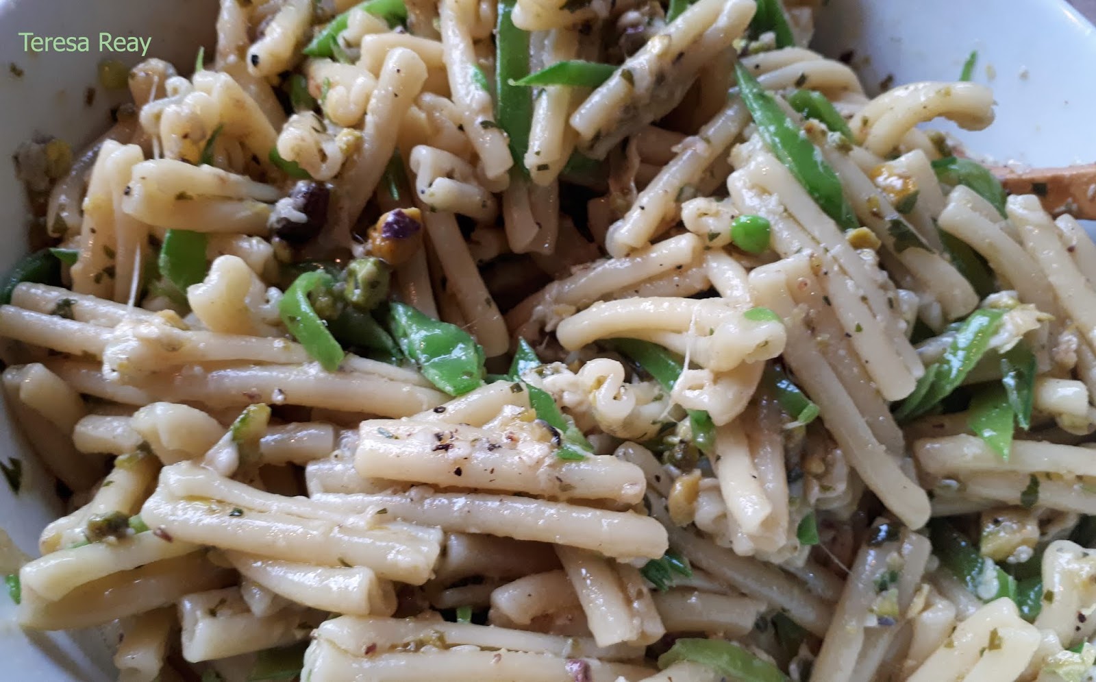 PASTA WITH PECORINO AND PISTACHIOS
