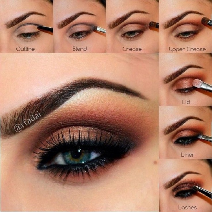 4 Fall Brown Smoky Eye Tutorials - Motivational Trends