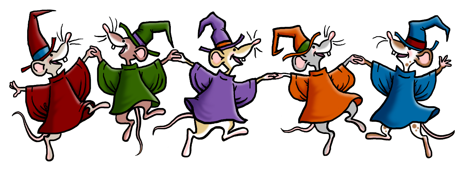 Crafty Moments: Dance By The Light Of The Moon (Witchy Mice) Digi