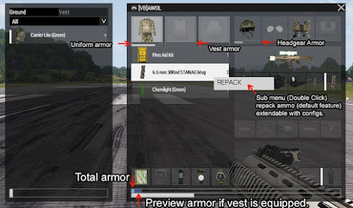インベントリを強化する Enhanced Arma 3 Inventory アドオン | 弱者の日記^^ - Arma 3 MODとアドオン紹介