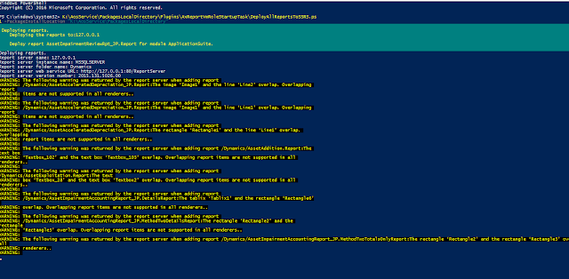 AX/D365 Technical Blog: Deploy SSRS reports in Dynamics 365 Finance & Operations / AX 7.0