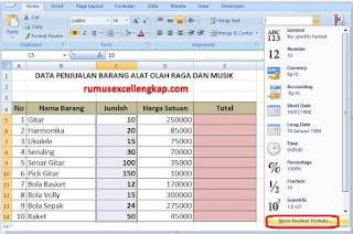 Tips & Trik Menambahkan Teks Di Akhir Data Angka pada Excel 2010 ...