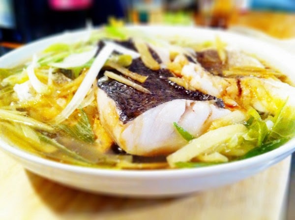 Fish fillet with Ginger and Spring onions