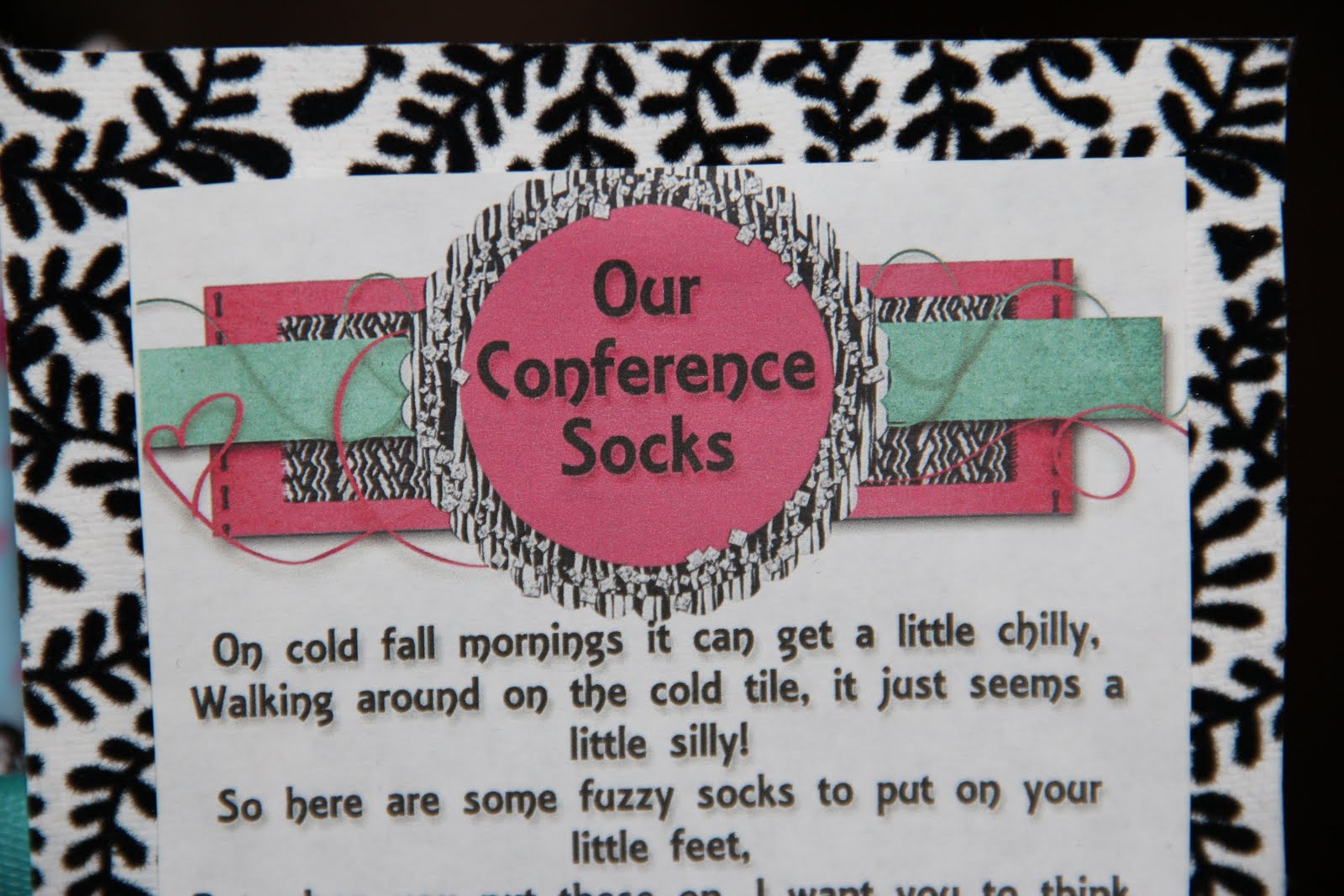 Blue Skies Ahead: Conference Socks