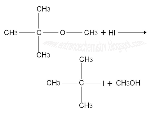 Reaction of Ether with Hydrogen Iodide (HI) | Mastering Chemistry Help