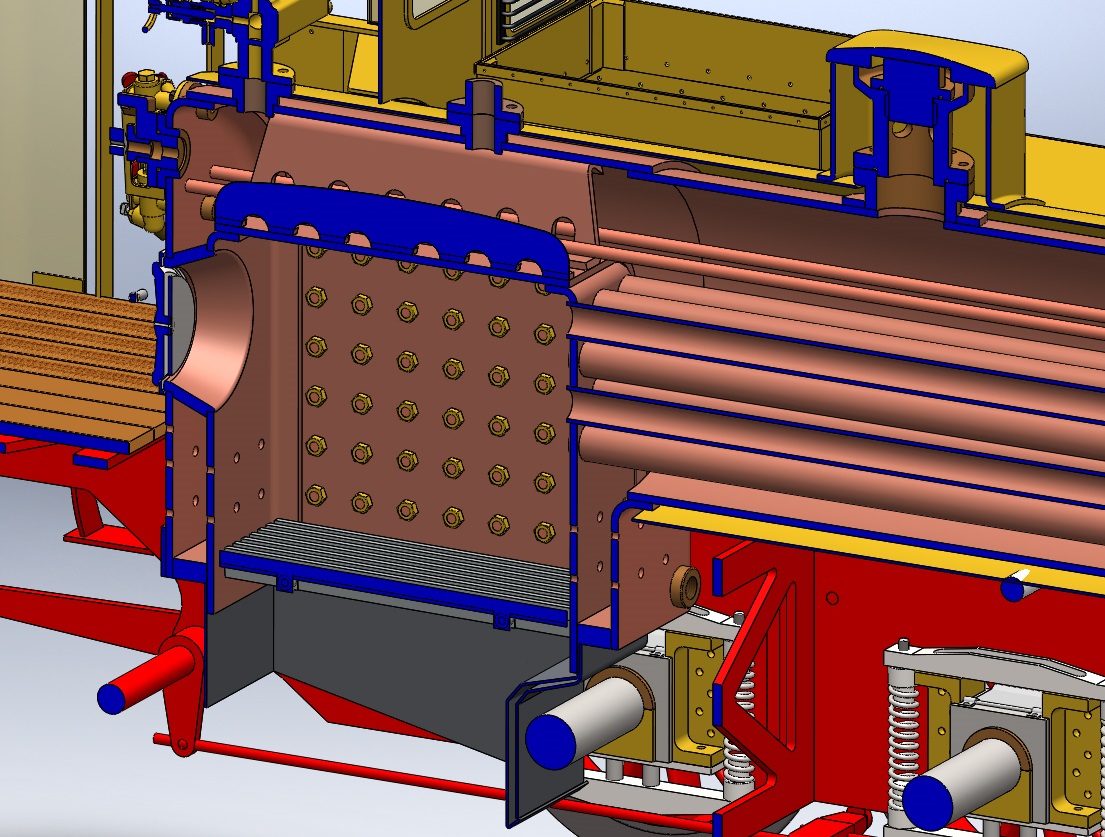 Württembergische T3: Fire grate