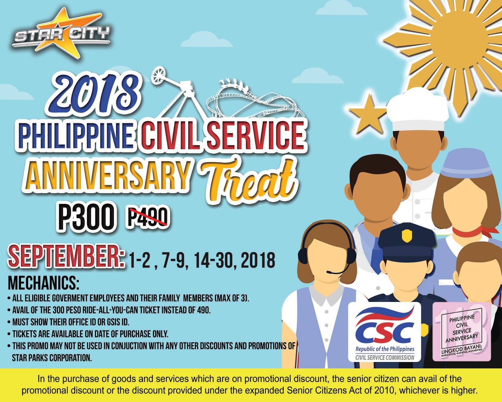 Manila Shopper: Star City Civil Service Treat & National Teachers ...