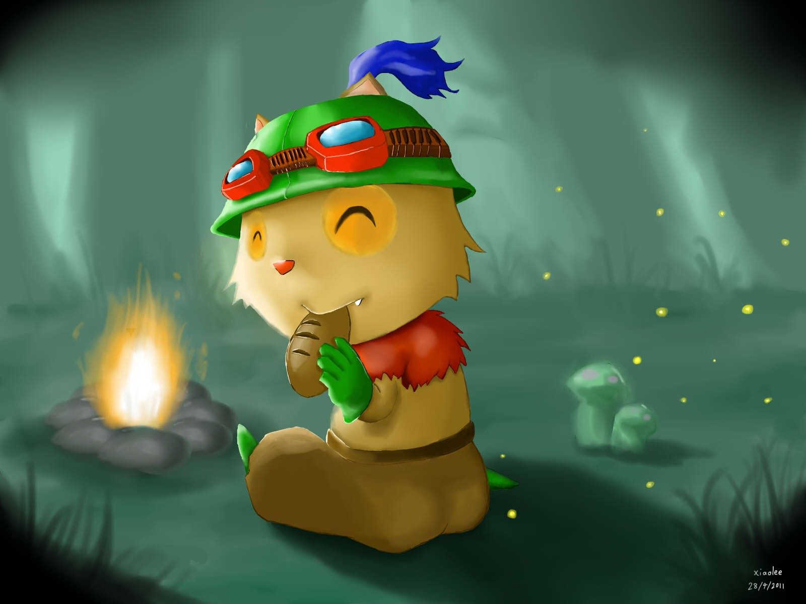 League Of Legends HD Wallpapers: Teemo... the uh.. the Swift Scout!
