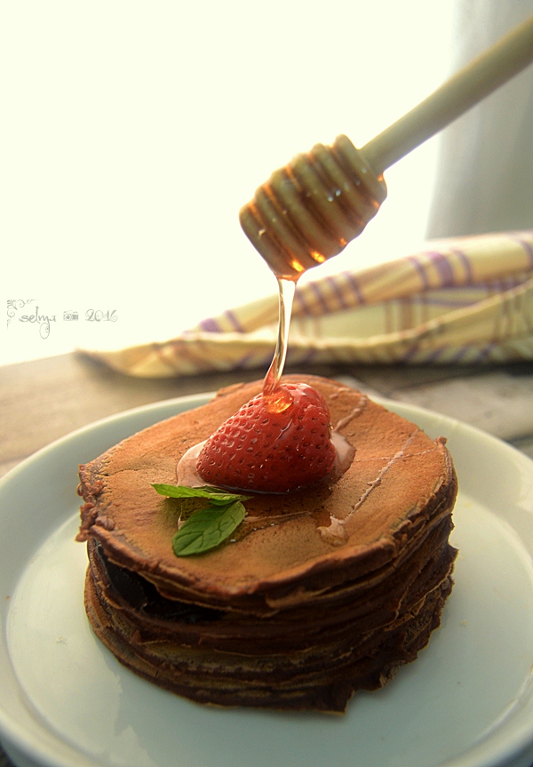 Pancake Coklat | Dapur Comel Selma