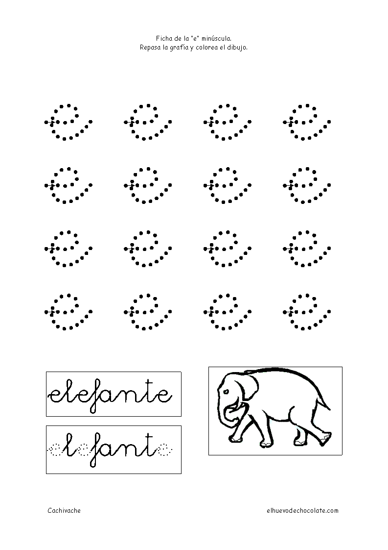 FICHAS DE APRENDIZAJE: VOCAL E