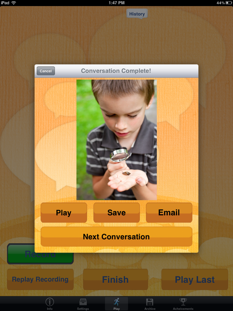 Carrie's Speech Corner: App Review: Conversation Builder