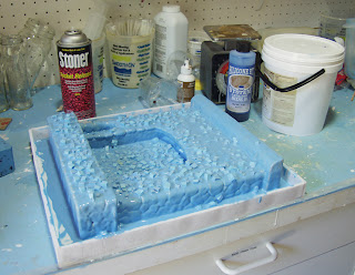 Bella! Studio, Life in Miniature: Log Cabin Fireplace Mold Making