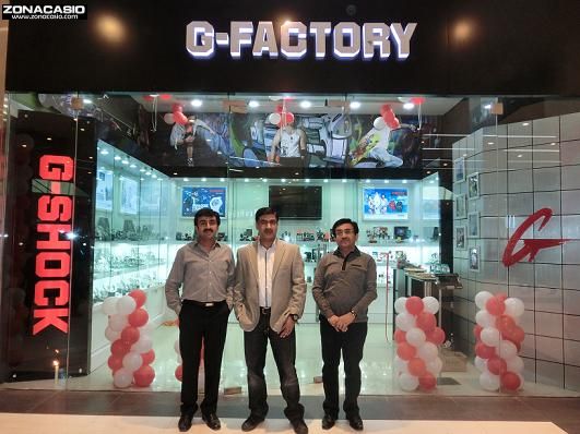 Zona Casio: Casio inaugura su primera G-Factory en la India