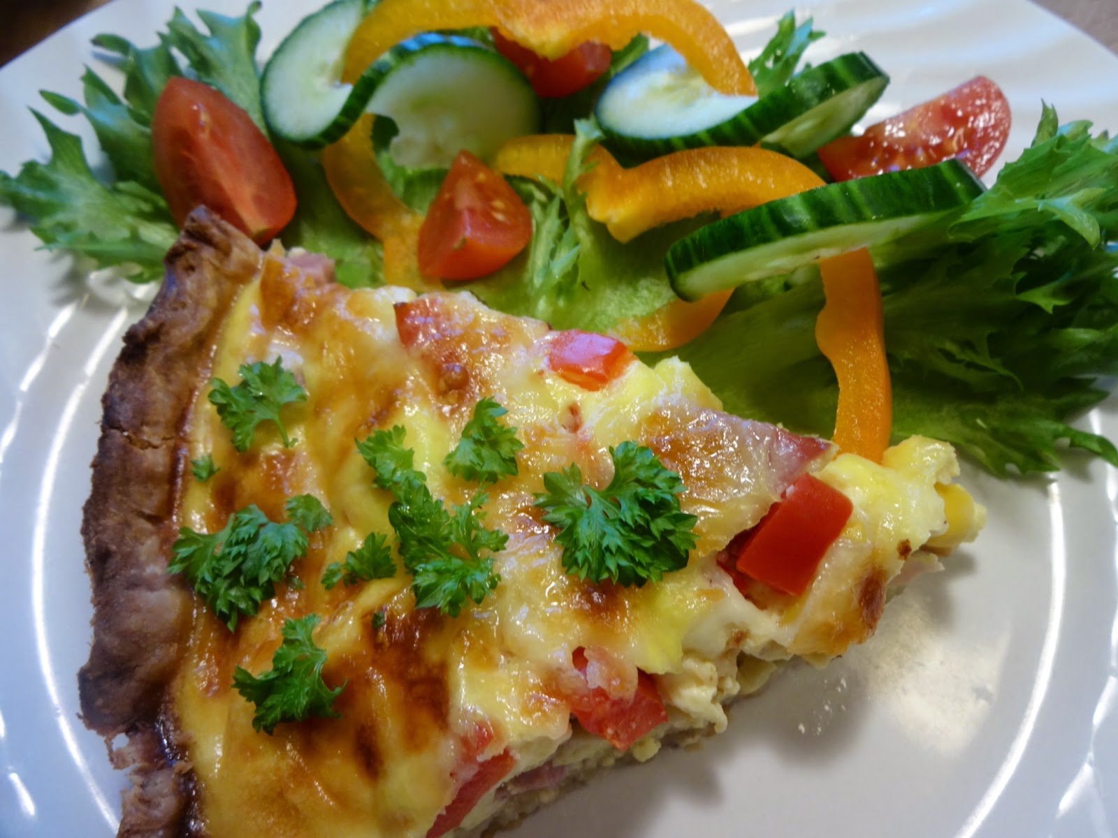 Edels Mat : Skinkepai med mager kesam