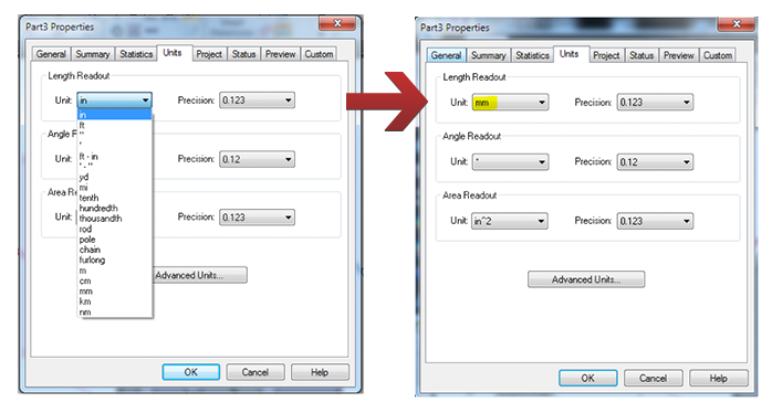 The Swoosh Scoop: Solid Edge How To: Changing Modeling Measurement Units