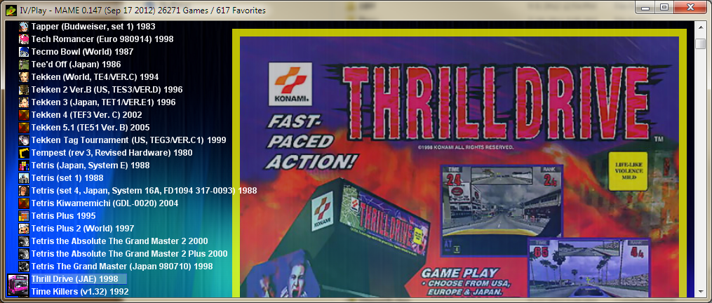 MameUI v0.147 - EmuCR